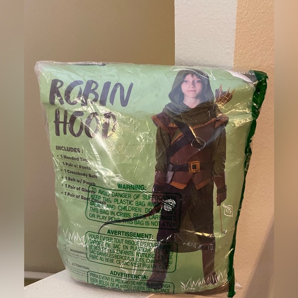 Costumes | Robin Hood Kids Costume Size 112 Halloweenplaytheatrenwt ...